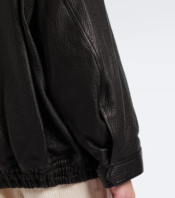 RÓHE Leather Blouson Jacket