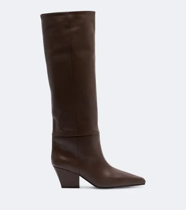 Paris Texas Jane Leather Knee-high Boots - Brown