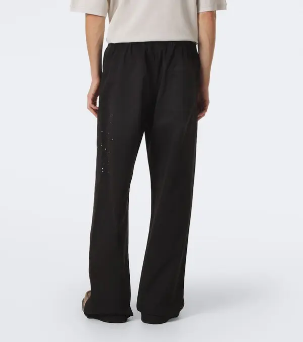 Acne Studios Cotton Twill Wide-leg Pants