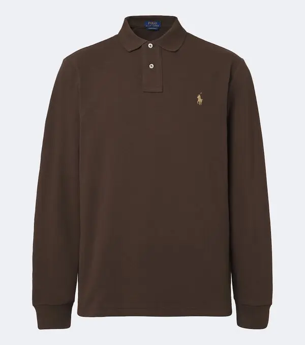 Polo Ralph Lauren Cotton Pique Polo Shirt - Brown