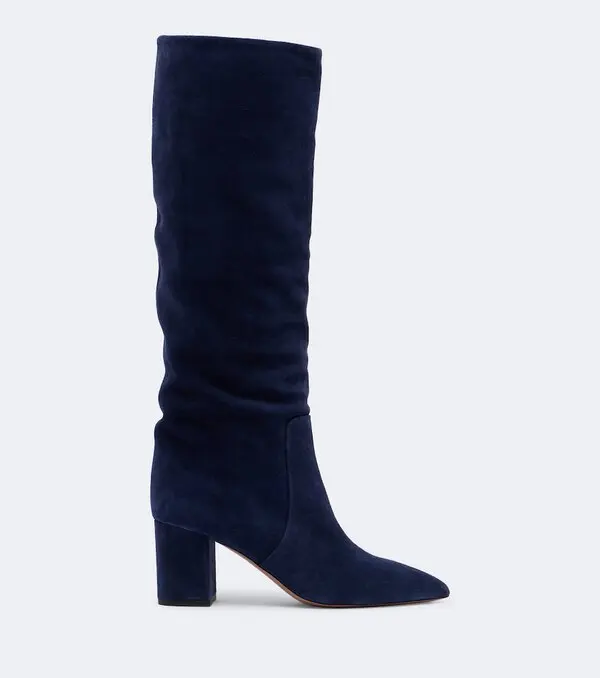 Paris Texas Suede Knee-high Boots