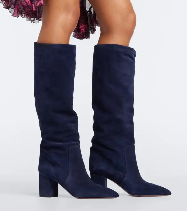 Paris Texas Suede Knee-high Boots