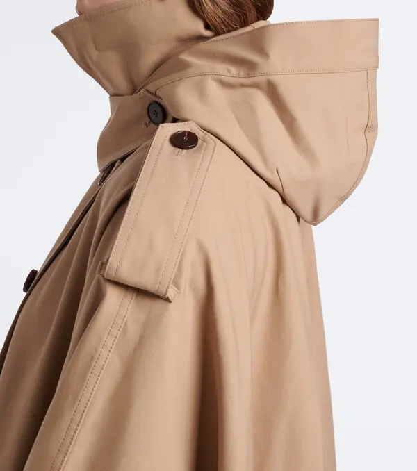 RÓHE Double-breasted Cotton Cape