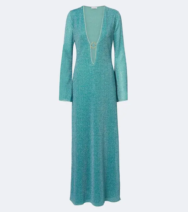 Oseree Lumiere Maxi Dress - Blue