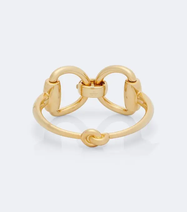 Gucci Horsebit Bracelet In Brass