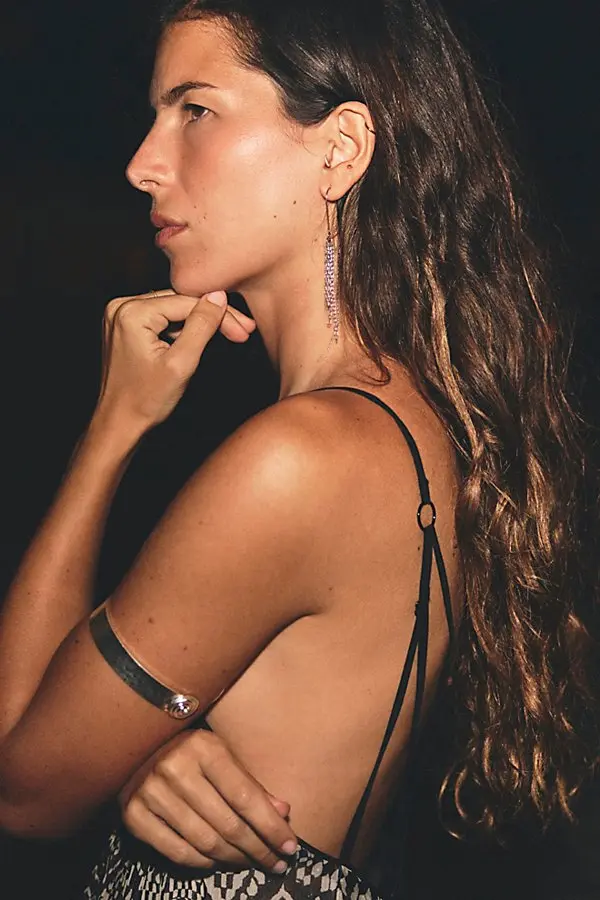 Free People Roscoe Arm Cuff At - Silver