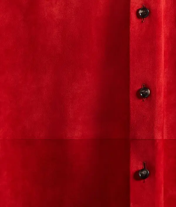 Bottega Veneta Suede Leather Shirt - Crave