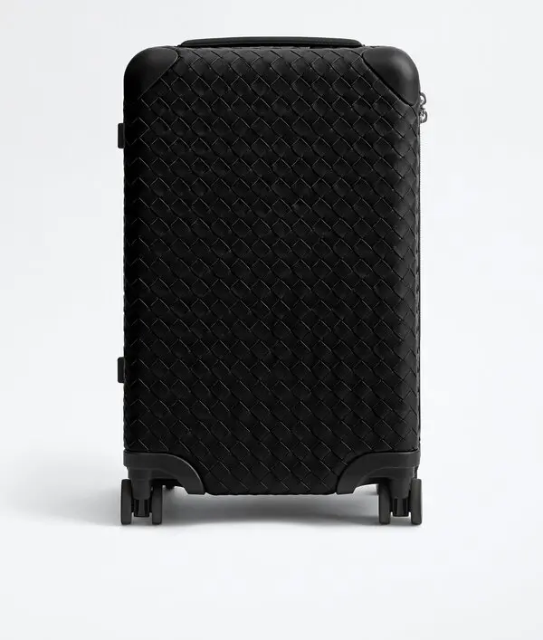 Bottega Veneta Odyssey Intrecciato Cabin Suitcase - Black