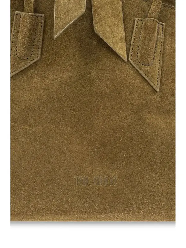Attico La Passeggiata Medium Leather Shoulder Bag - Green