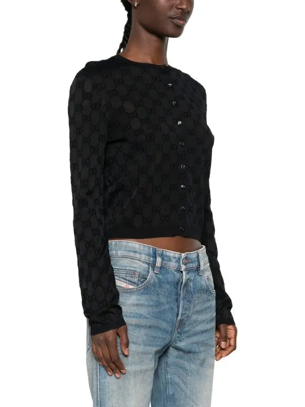 Gucci Gg Crewneck Cardigan