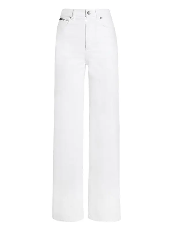 Dolce & Gabbana Cotton Trousers - White