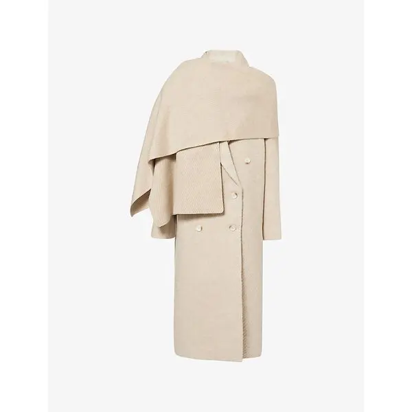 Camilla And Marc Ciro Oversized Wool-blend Coat - Beige