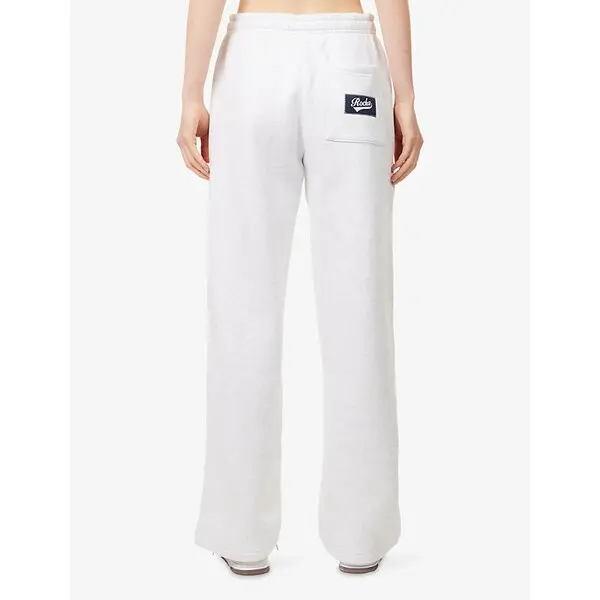 RU & ROCKA Baseball Logo-print Cotton-blend Jogging-bottoms