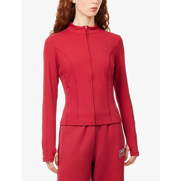 THE COUTURE CLUB Sculpting Jersey Zip-up Jacket