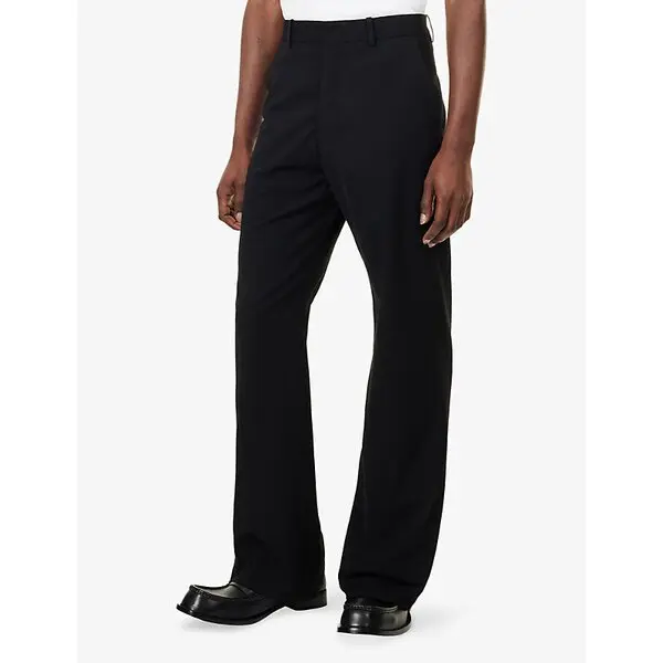 Acne Studios Palvin Wide-leg Wool Jacquard Trousers