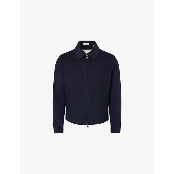 Gant Long-sleeve Woven Jacket - Evening Blue