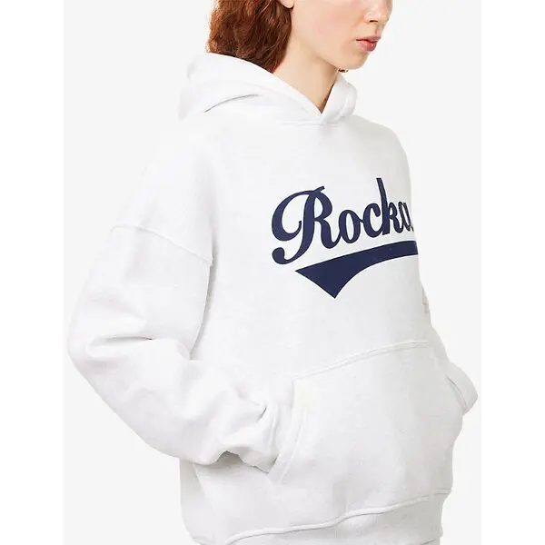 RU & ROCKA Cotton-blend Hoodie With Logo Print