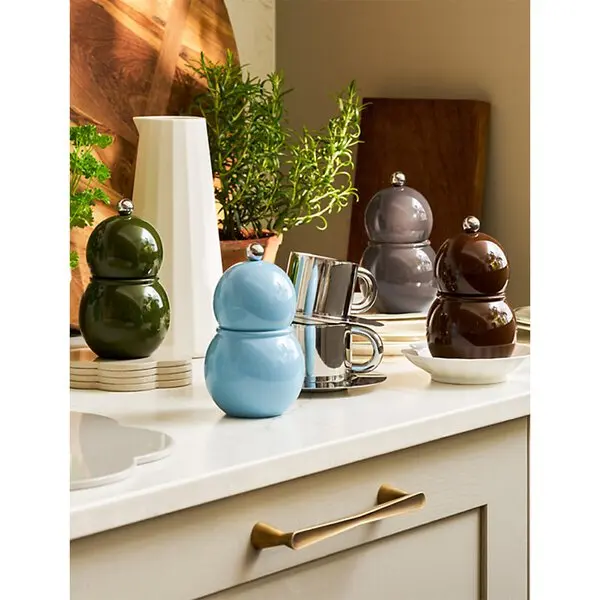 ADDISON ROSS LONDON Chubbie Lacquered Salt Or Pepper Mill - Periwinkle