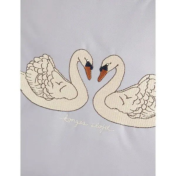 KONGES SLOJD Clover Embroidered Woven Lunch Bag