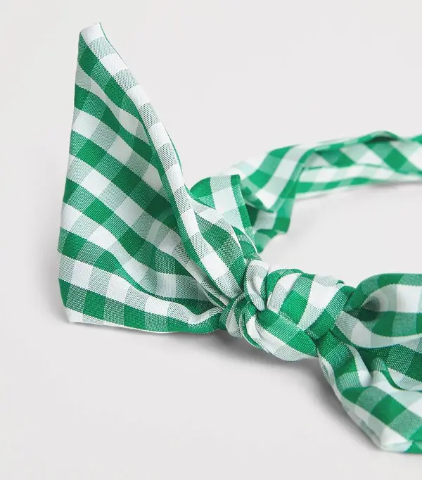 ROCKAHULA Gingham Tie Headband