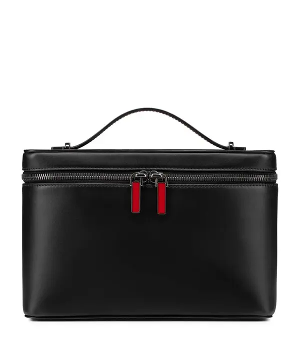 CHRISTIAN LOUBOUTIN Kypipouch Leather Crossbody Bag - Black
