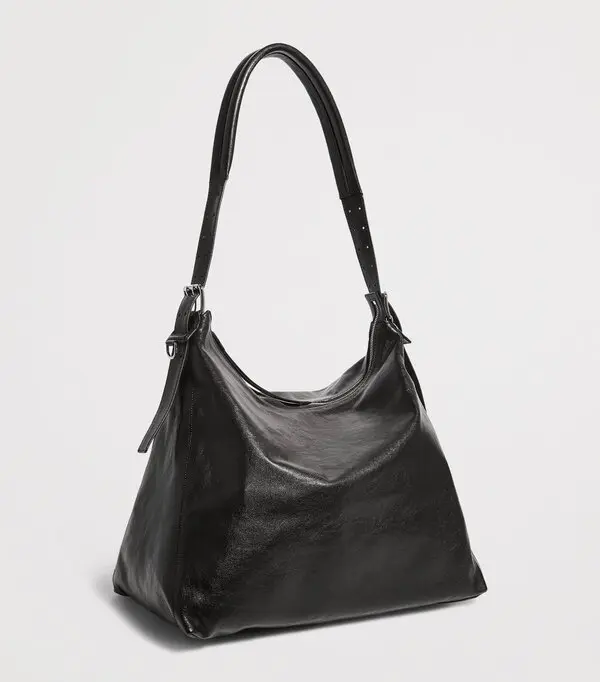 LEMAIRE Calfskin Belted Tote Bag - Brown