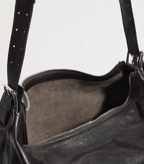 LEMAIRE Calfskin Belted Tote Bag - Brown