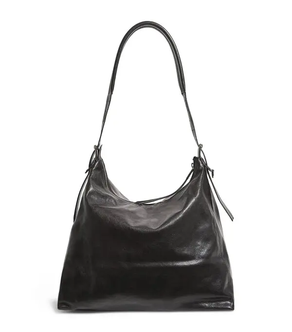 LEMAIRE Calfskin Belted Tote Bag - Brown