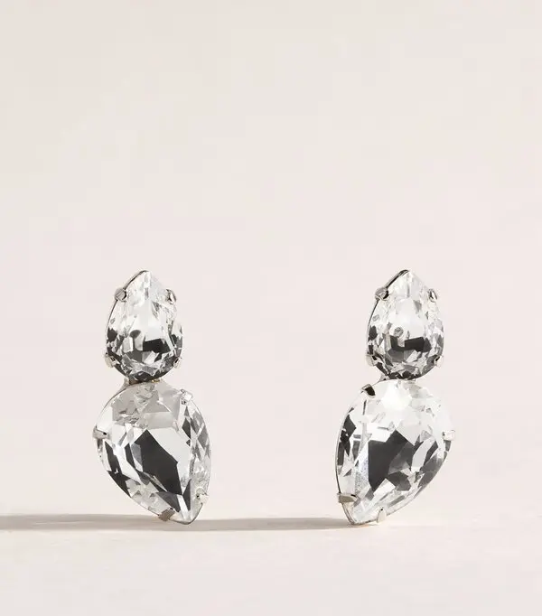 JENNIFER BEHR Rhodium-plated Nadine Earrings - Silver