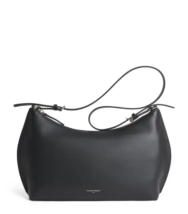 Claudie Pierlot Leather Shoulder Bag - Black