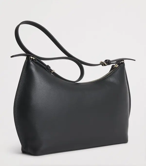 Claudie Pierlot Leather Shoulder Bag - Black