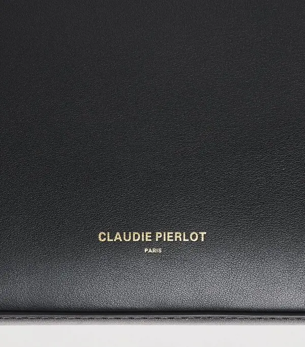 Claudie Pierlot Leather Shoulder Bag - Black