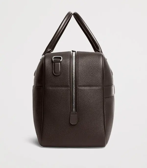 CARL FRIEDRIK Leather Granville Duffle Bag - Brown