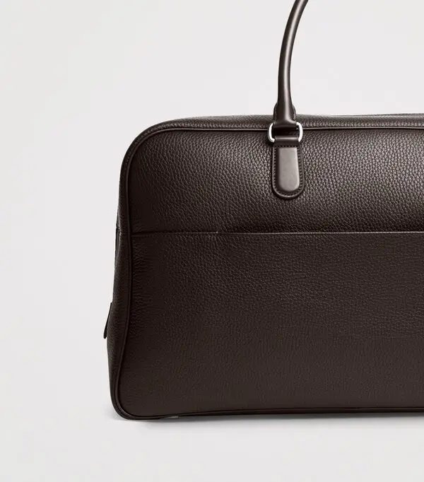 CARL FRIEDRIK Leather Granville Duffle Bag - Brown