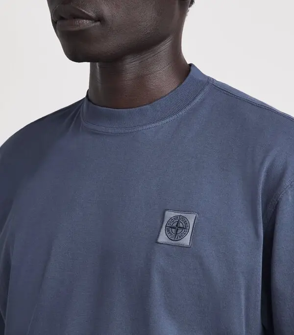 Stone Island Cotton Compass T-shirt - Blue