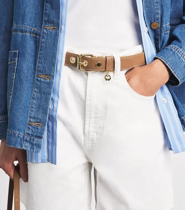 Maje Leather Miss M Belt