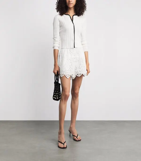 TOCCIN Pavlina Cotton Broderie Anglaise Shorts