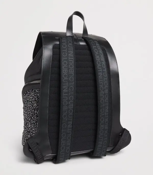 CHRISTIAN LOUBOUTIN Funky Leather Embellished Backpack
