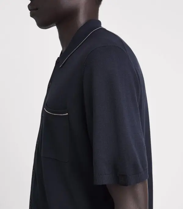 Rag & Bone Silk-cotton Short-sleeve Conrad Shirt