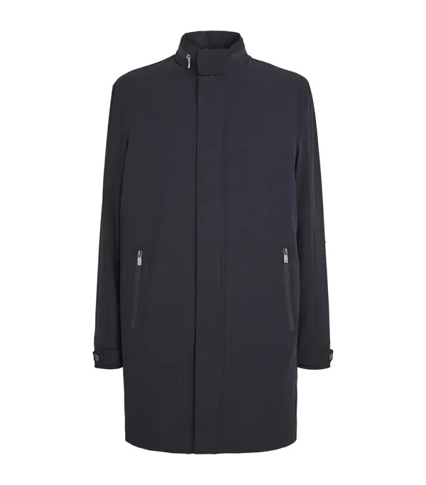 Corneliani Water-resistant Overcoat - Navy