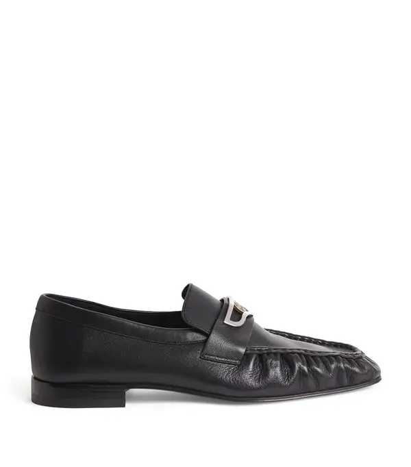 CHRISTIAN LOUBOUTIN Leather Mocallista Loafers - Black