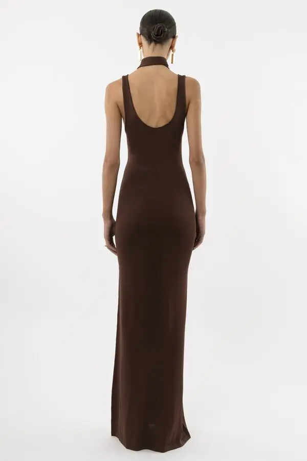 Arakii Mot Scarf Maxi Dress
