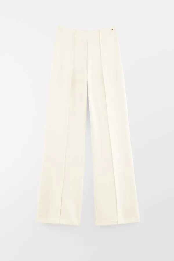 Arakii High Waisted Suit Trousers With Flared Legs