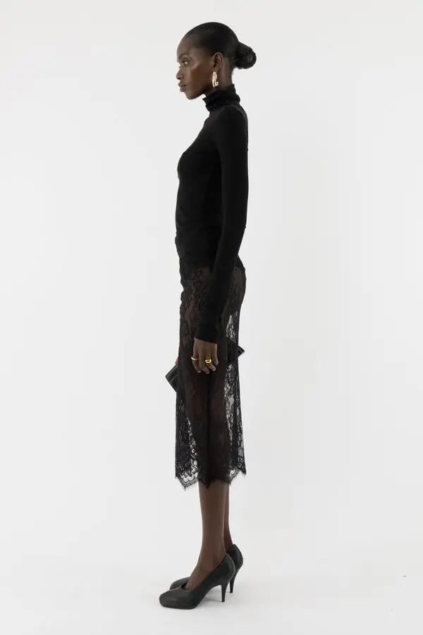 Arakii Lace Midi Skirt