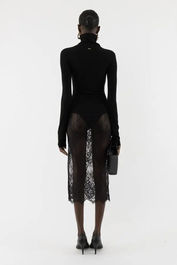 Arakii Lace Midi Skirt