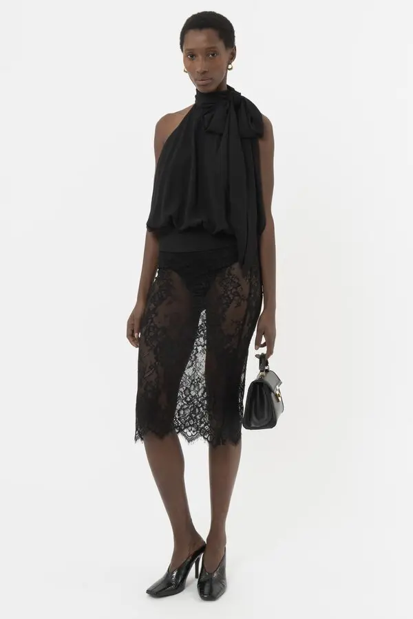Arakii Lace Midi Skirt