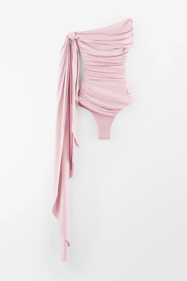 Arakii Draped Scarf Swimsuit