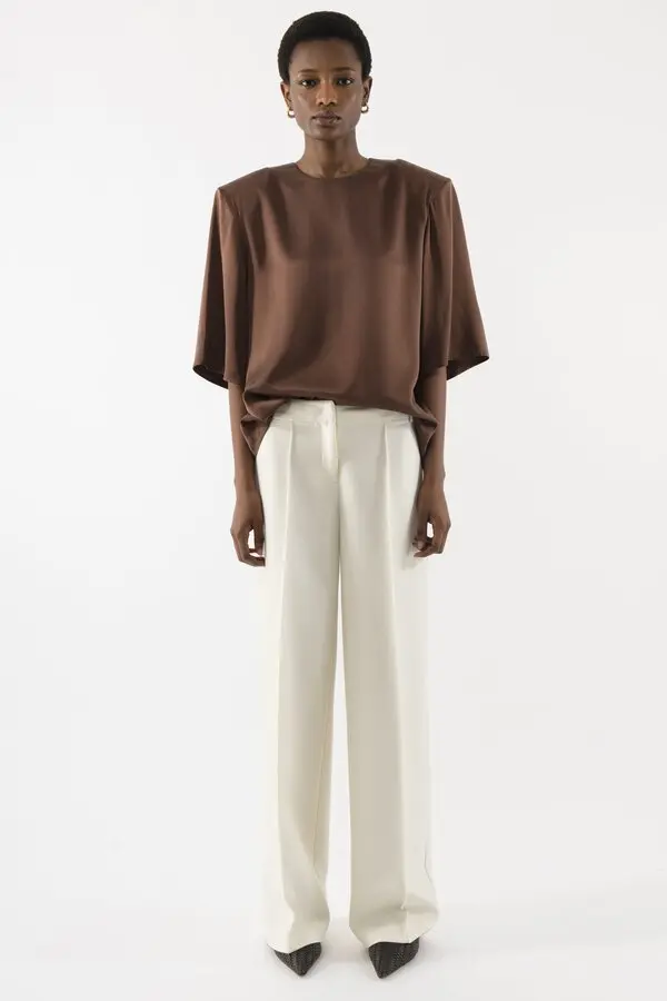 Arakii Boxy Silk Top