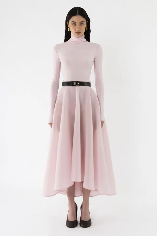 Arakii Jersey Longsleeve Turtleneck - Light Pink