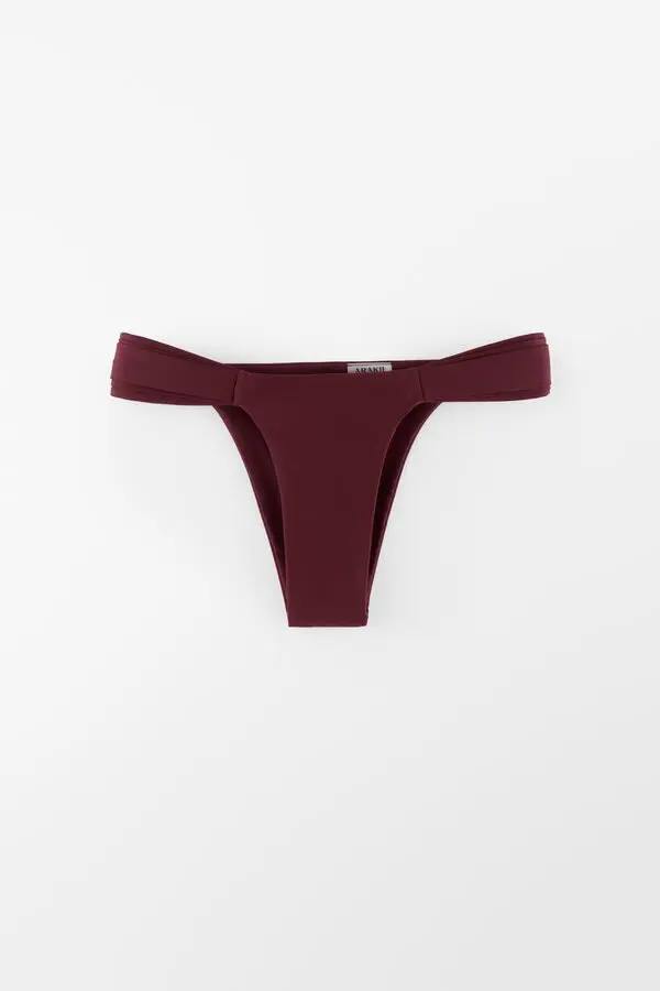 Arakii Butterfly Bikini Bottom - Burgundy